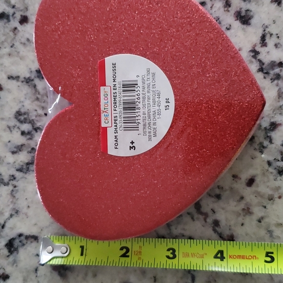 Creatology | Holiday | 7 Packages Heart Foam Shapes | Poshmark